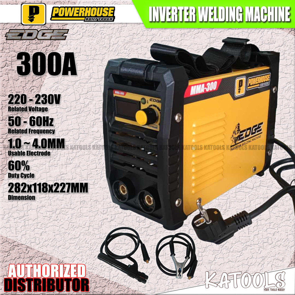 KATOOLS ~ Powerhouse 300amp EDGE Inverter Type Portable Welding Machine ...