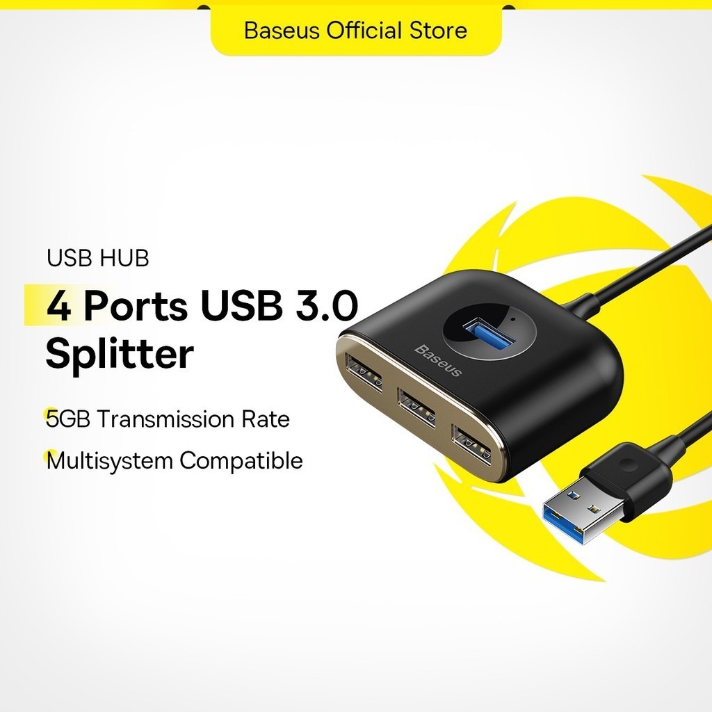 Baseus 4 in 1 USB HUB To USB 3.0 USB Switcher 4 Ports Type C HUB ...