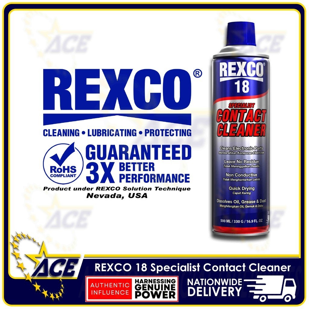 REXCO [Cleaning-Lubricating-Protecting] Rexco-18 Specialist Contact ...