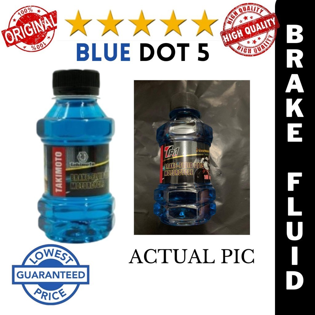 BASTE Brake Fluid Dot 5 for YAMAHA NMAXX 155 (BLUE) Colored / 150 ML ...