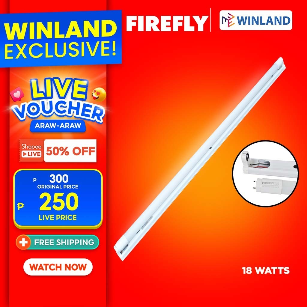 Firefly by Winland T8 Led Tube & Box Type Set 18w LED Lamp EBTS11/DL18 ...