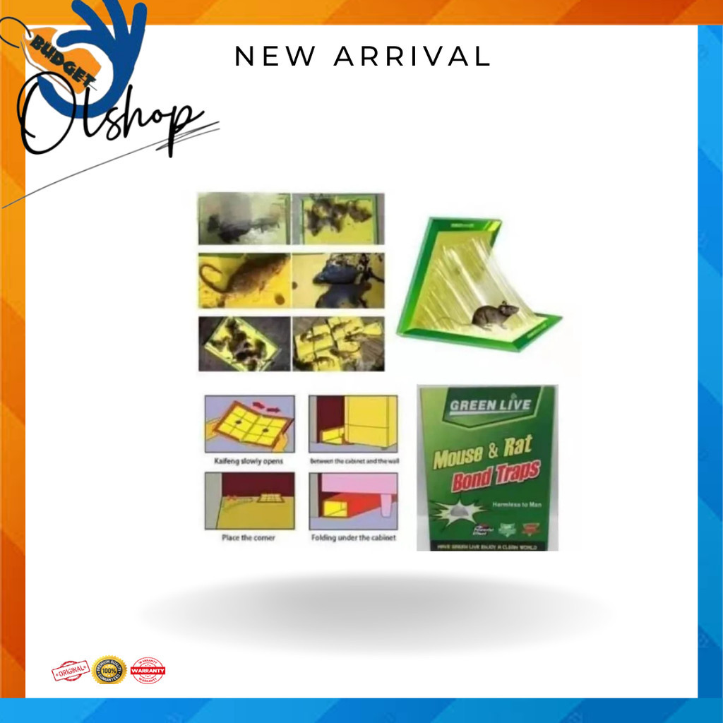 STICKY MOUSE TRAP RAT BOND TRAP Reusable Rat Trap Catching mice mouse ...