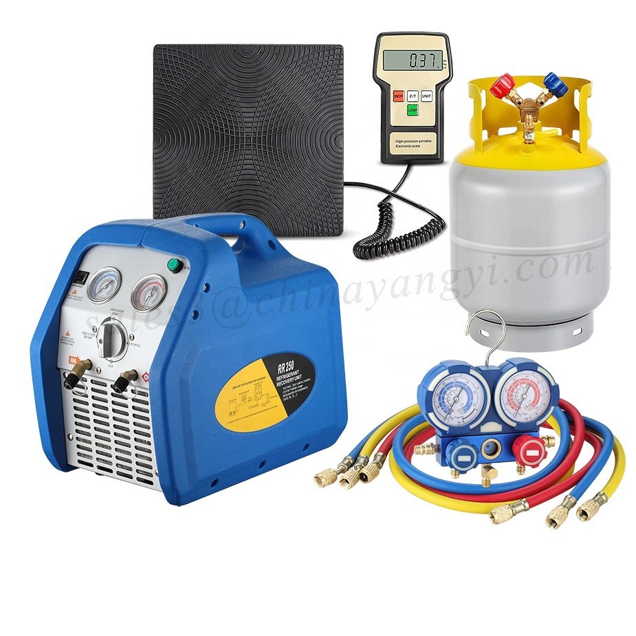 Fully-Auto A/C HVAC Single Cylinder Refrigerant Recycling and Recovery ...
