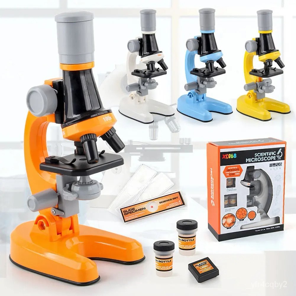 1200X Zoom Children Microscope Biology Lab LED School Science ...