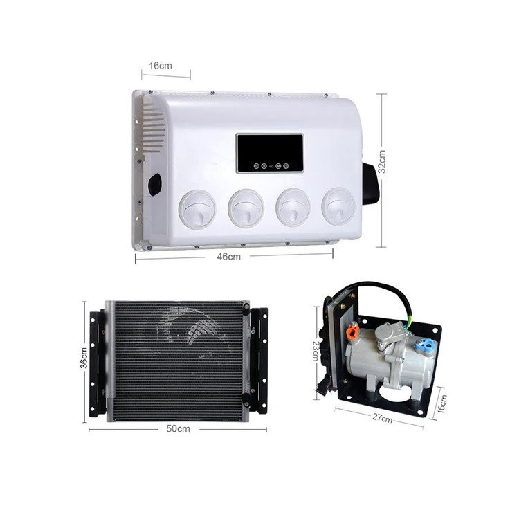 Auto Climate Control 12V 24V Electric Truck Air Conditioner AC.161.080 ...
