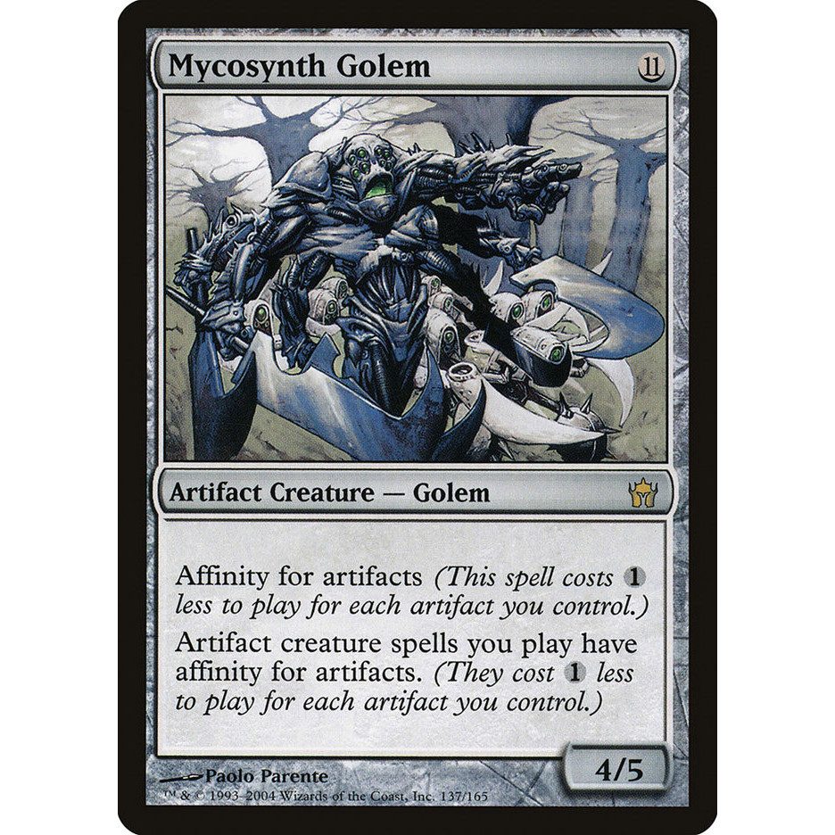 MTG Proxy Card - Mycosynth Golem | Fifth Dawn (5DN) | Shopee Philippines