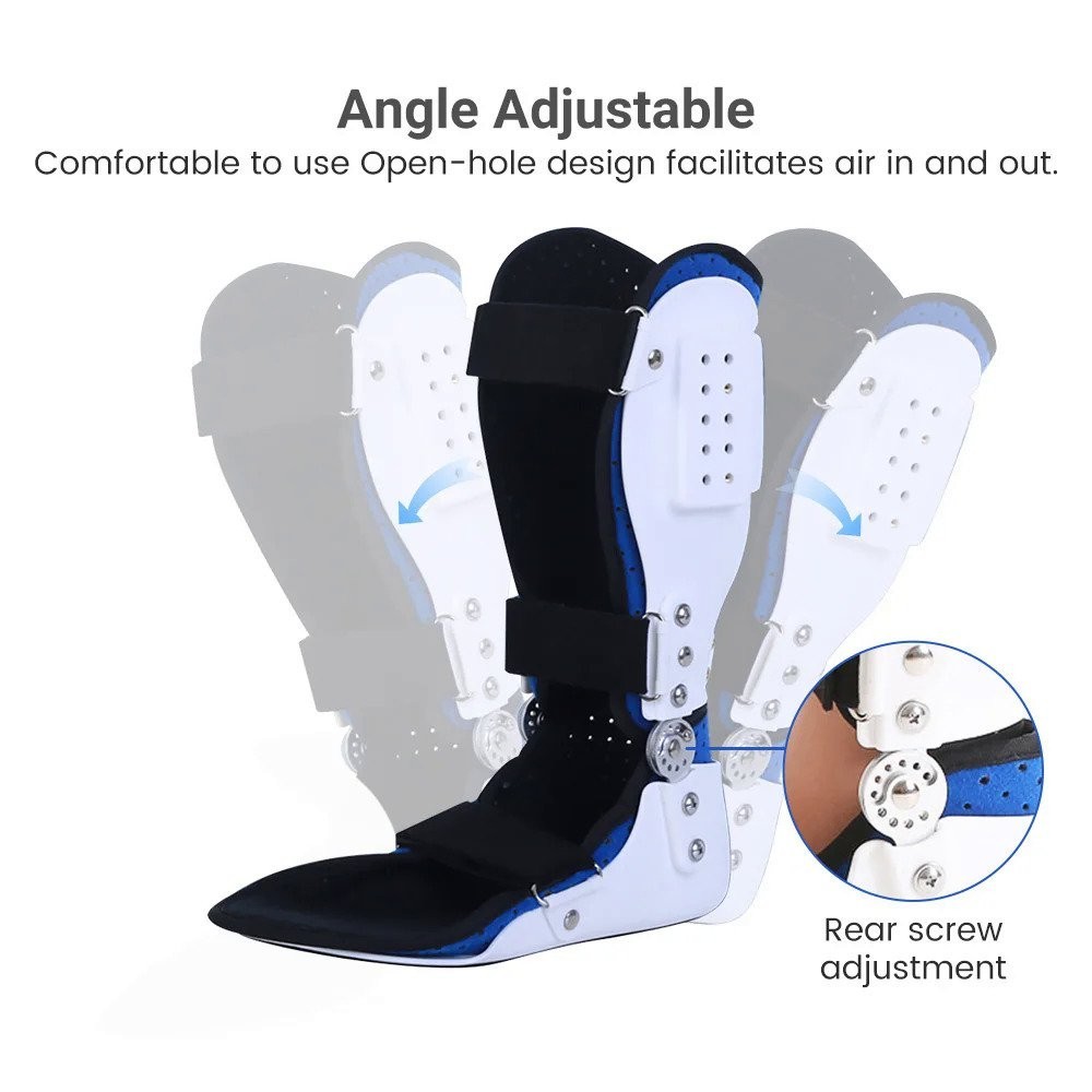 Adjustable Ankle Brace Foot Drop Corrector Ankle Joint Fixation Varus ...