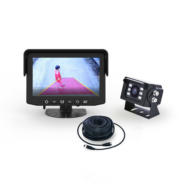 IP69K Waterproof 7 inch Monitor Backup Camera Kit Cyclist Human ...