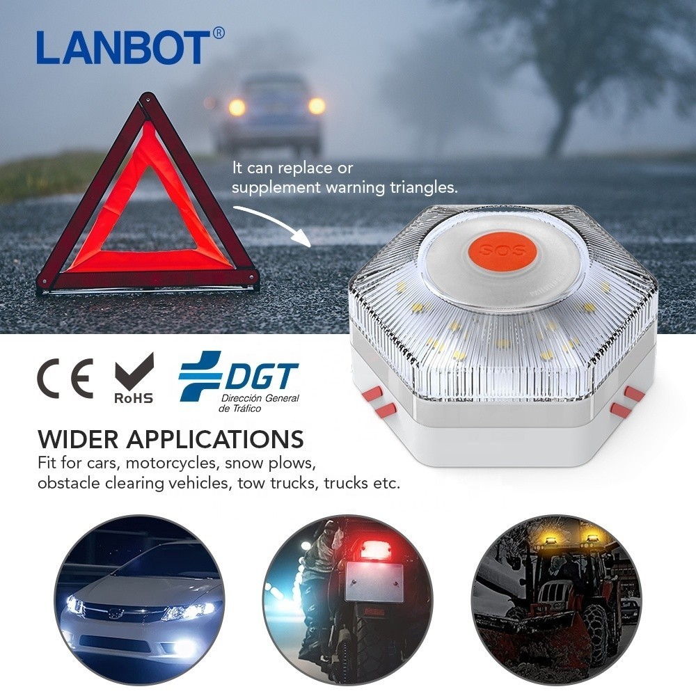 V16 9V Led Warning lights emergency safety Lights LED Strobe Warning ...