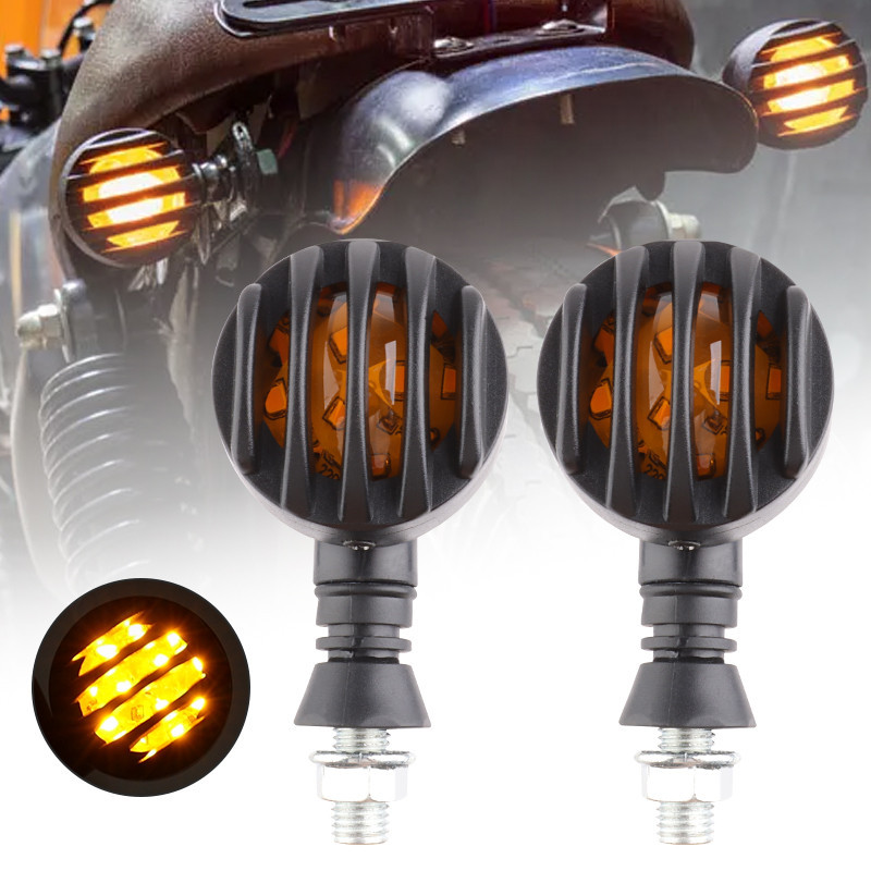Motorcycle LED Turn Lights Signal Lamp Universal Indicator Fog Lamp ...