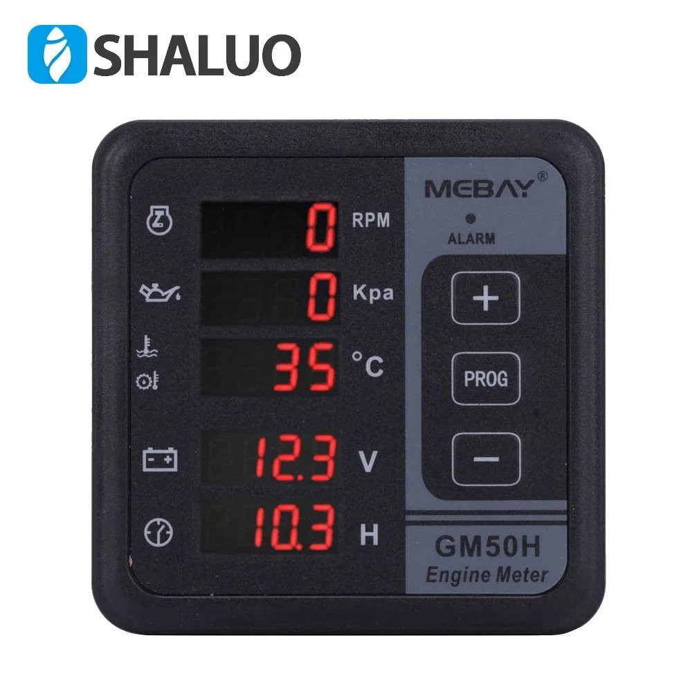 GM50H Multi Function Generator Controller Engine Digital Meter Diesel Generator Control Box ...