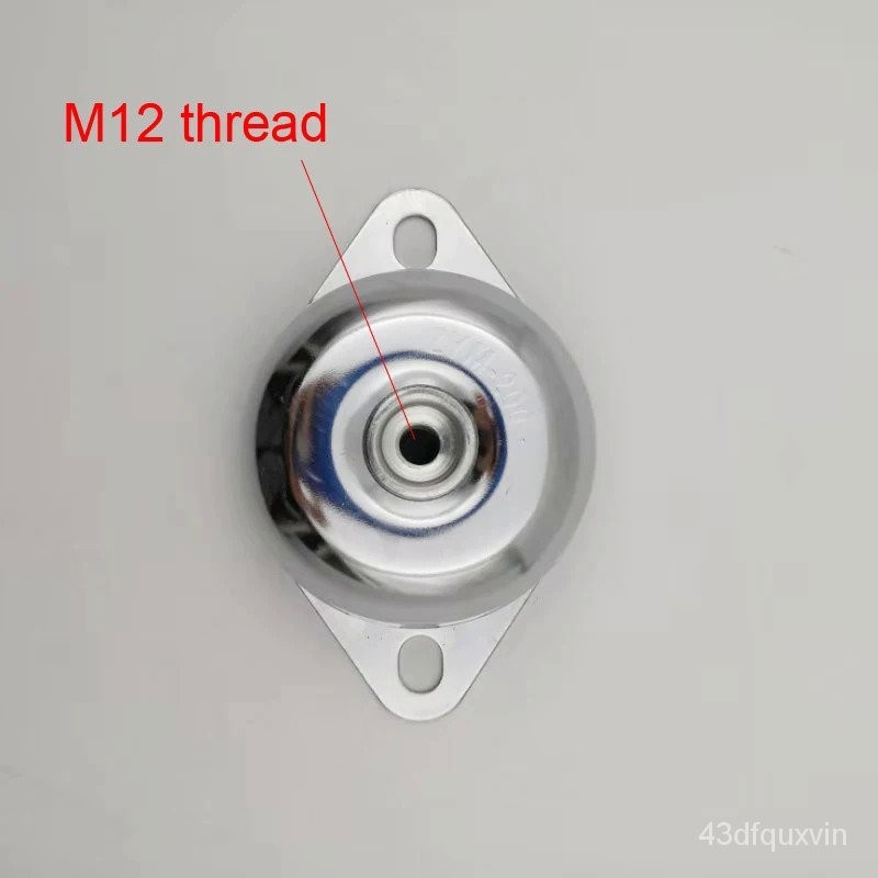 M12 thread hole diesel generator Bell type rubber damping pad air ...