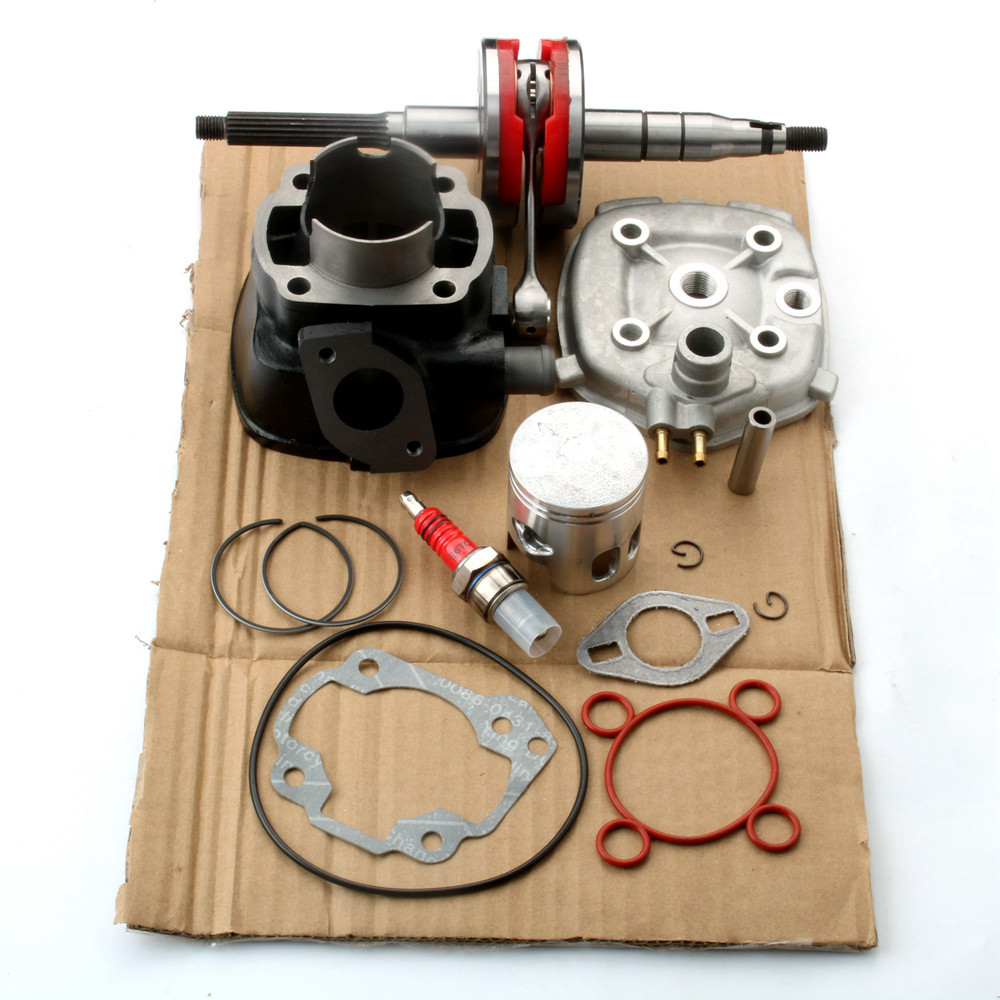 Racing Cylinder Block Kit Head Crankshaft For Yamaha Jog 50 RR Aerox R ...