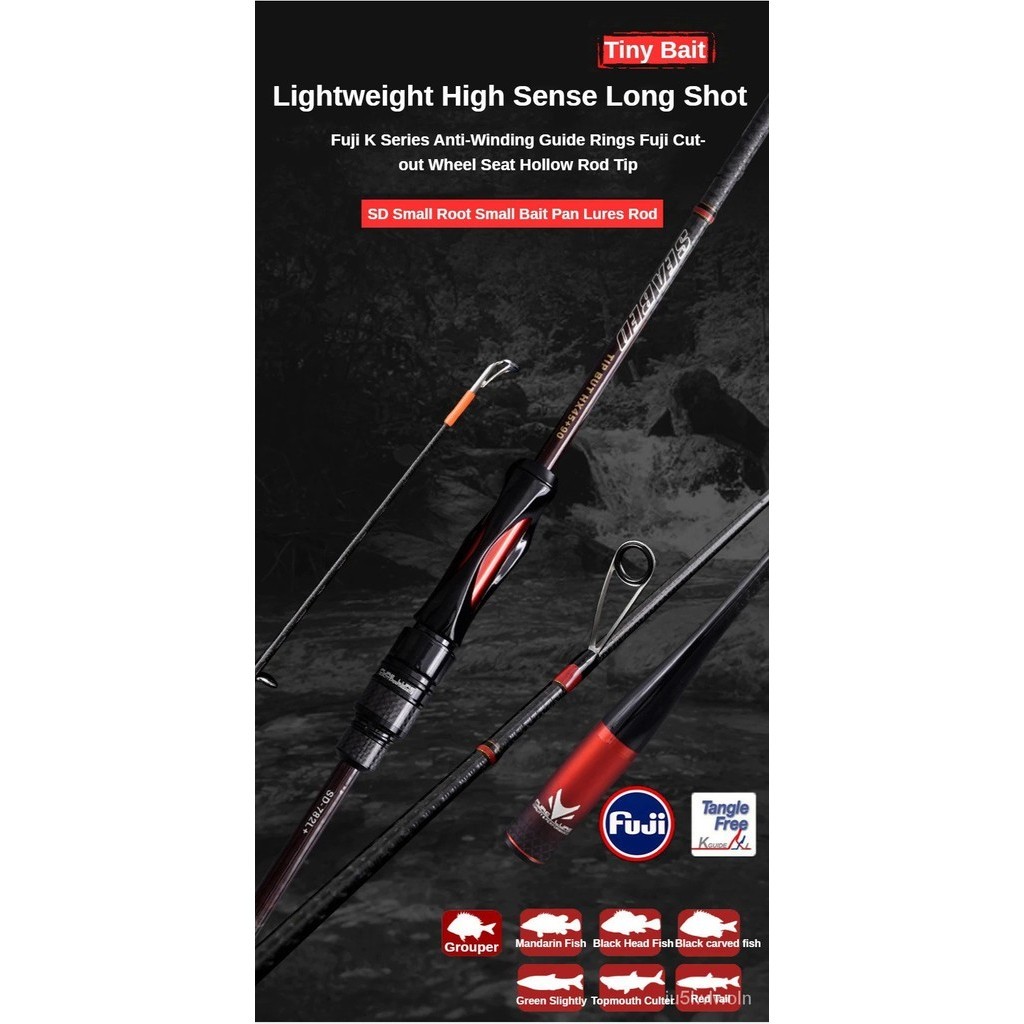 PURELURE SEABED Lightweight Long-Range Micro Bait, All-Fuji Small Root ...