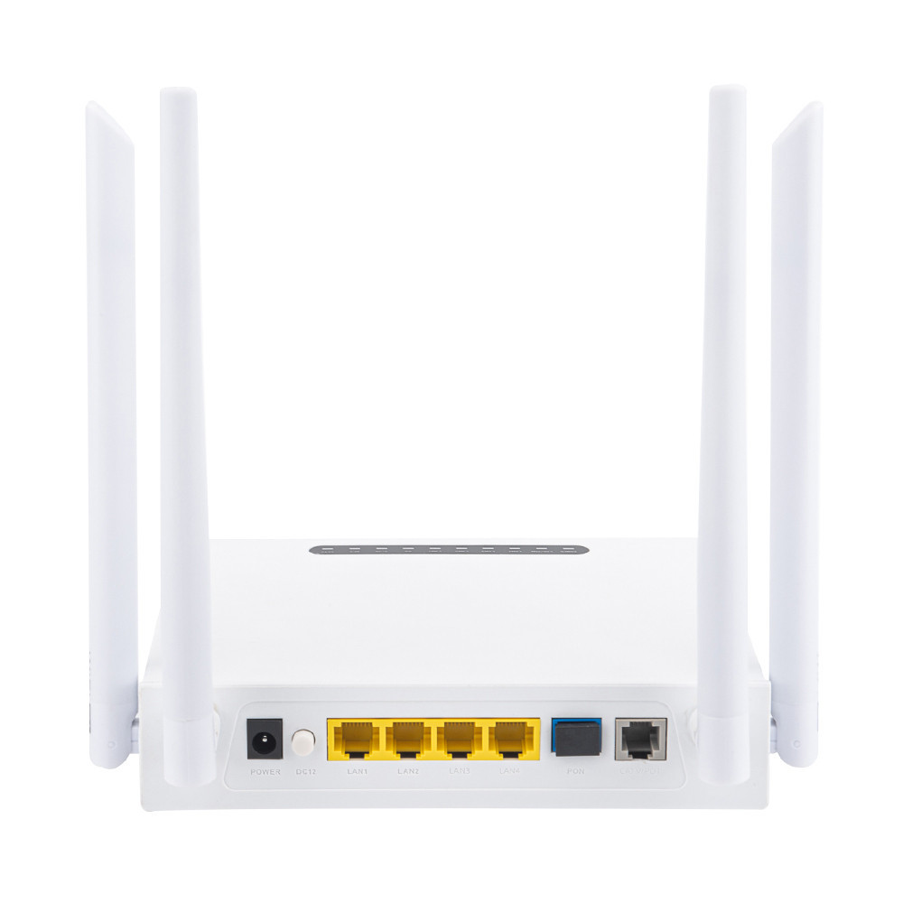 XPON GPON EPON ONU ONT Modem 4GE +POTS+WIFI (2.4G + 5.8G dual band ...