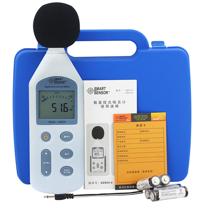 Professional Sound Pressure Decibel Audio Sound Level Meter with Data ...