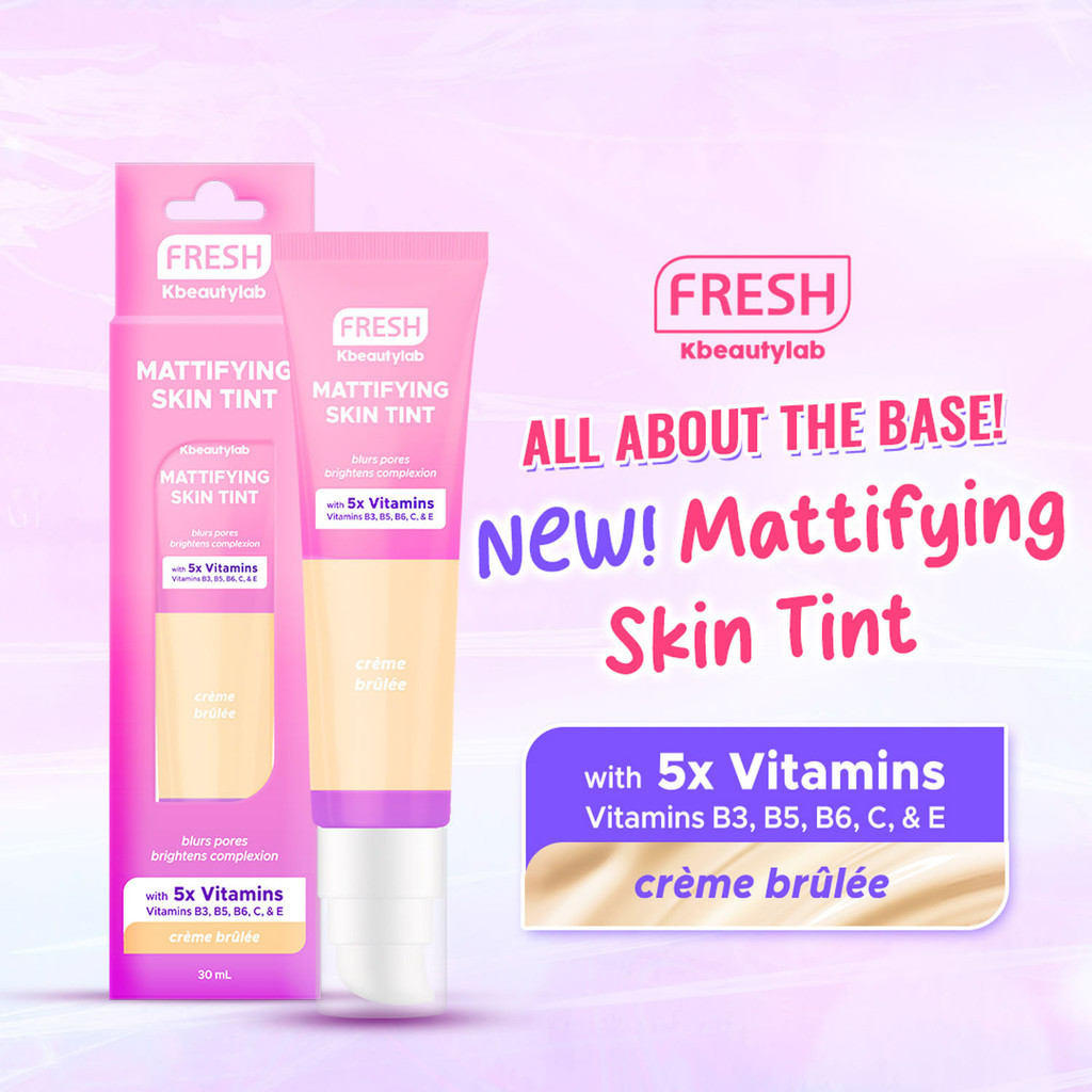 Fresh Kbeautylab Mattifying Skin Tint in Crème Brûlée 30mL | Shopee ...
