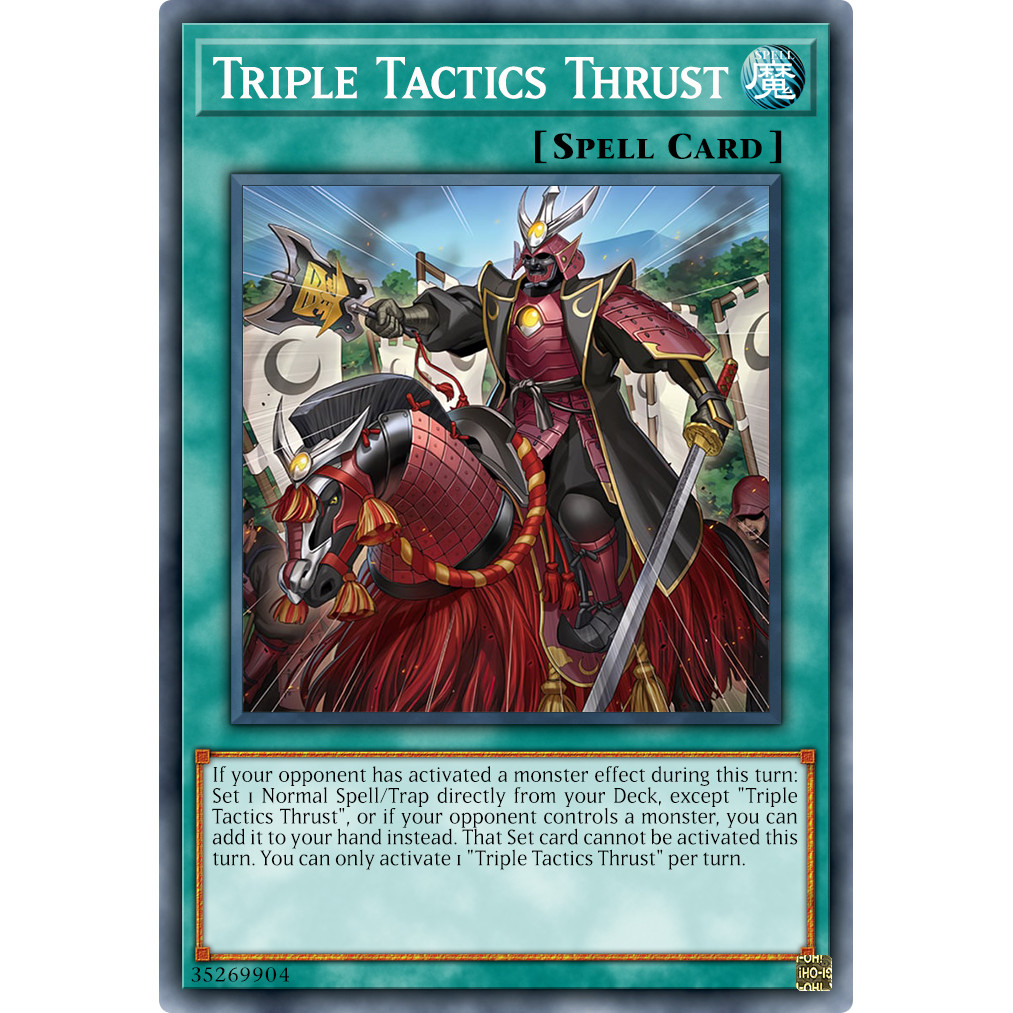 Triple Tactics Thrust (CASUAL/PLAYTEST ONLY, REQUEST AVAILABLE ...