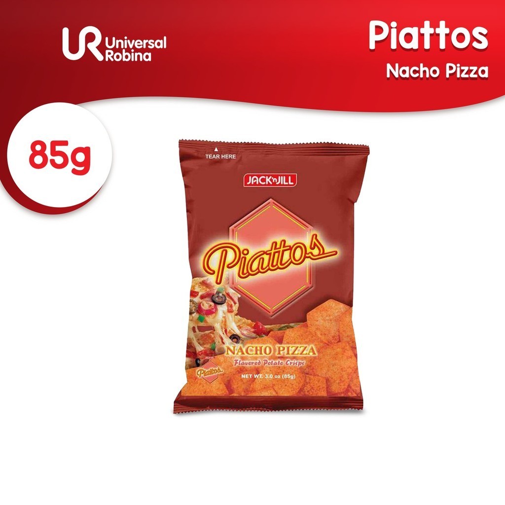 Piattos Nacho Pizza Flavored Potato Crisps 85g | Shopee Philippines