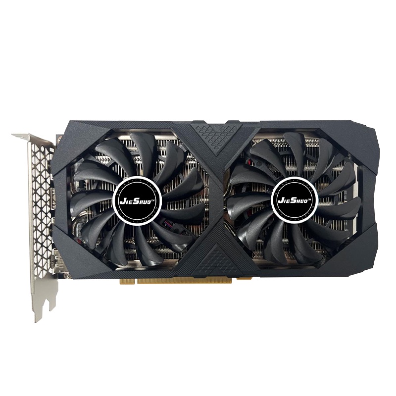 JIESHUO AMD RADEON RX 6650XT 8G D6 7nm GPU RDNA2 architecture e-sports game live video game ...