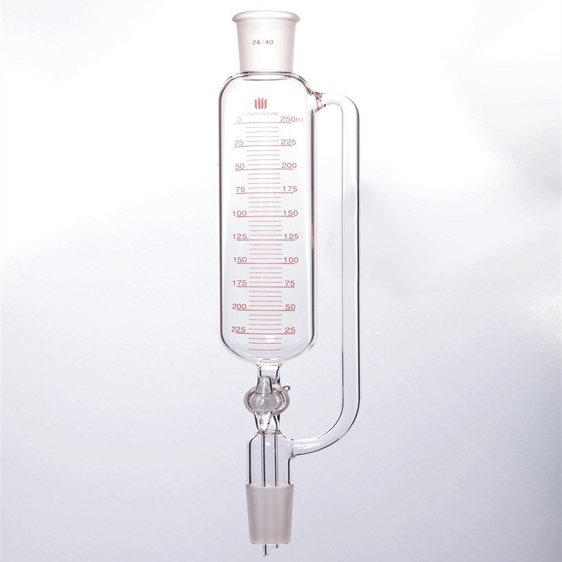 SYNTHWARE Constant pressure drip funnel, With tick marks, Glass valve ...