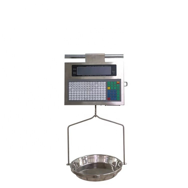 Weighing Scale with Barcode Printer Crane Seafood Dried Fish Hanging ...