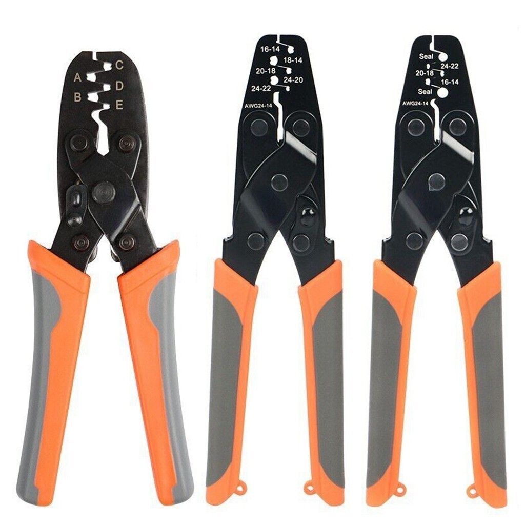 IWISS Non Insulated Open Barrel Terminal Crimp Tool Wire Crimper IWS ...