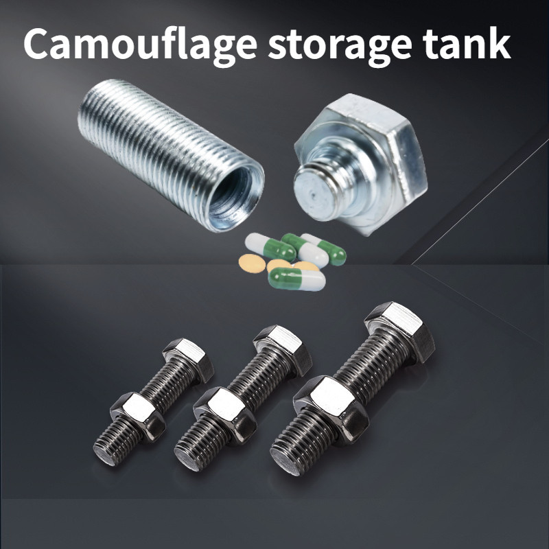 Metal Screw Bolt Storage Cash Money Hide Stash Safe Diversion Container ...