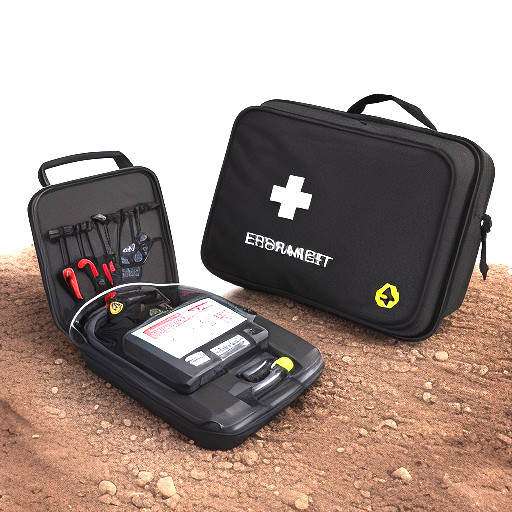 Custom EVA Emergency Medical First AED Case Defibrillator Portable ...