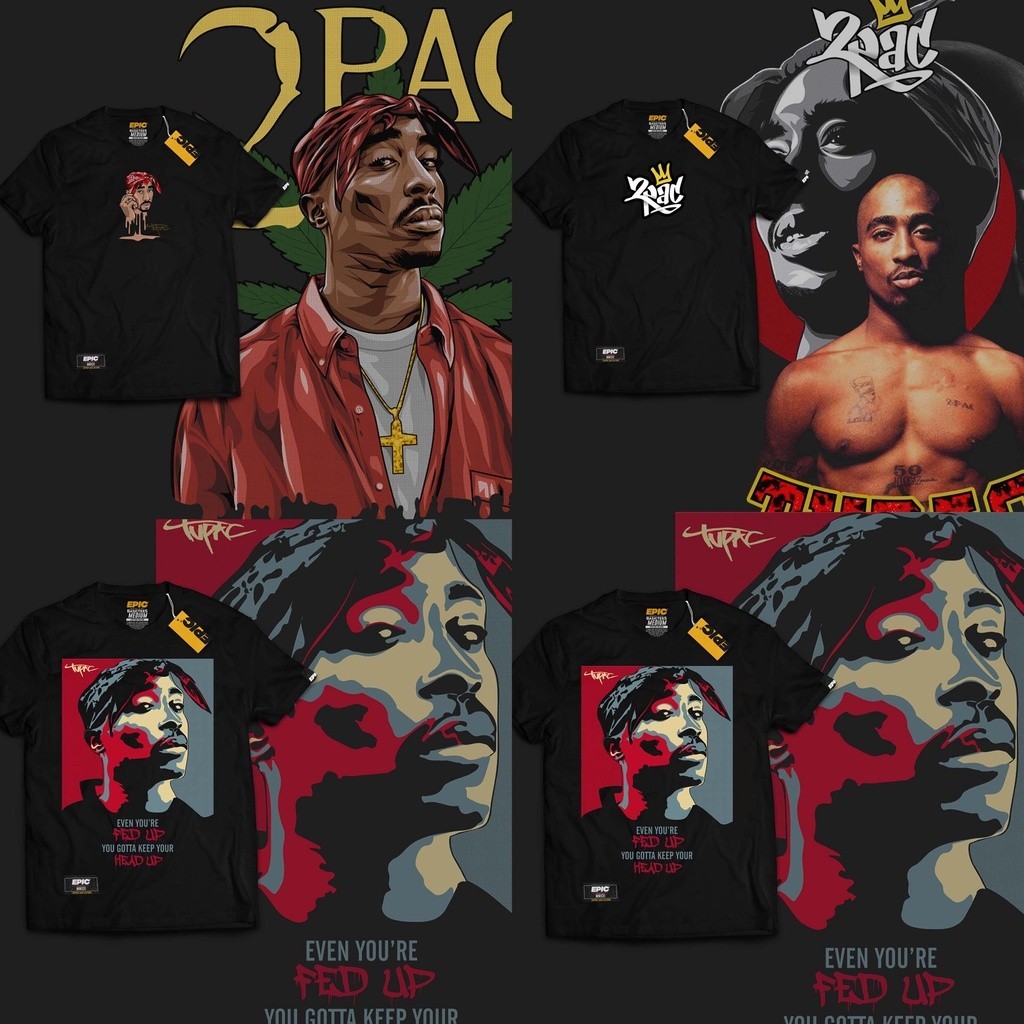 PREMIUM - 2PAC SHAKUR COLLECTION (100% HYBRID COTTON) | Shopee Philippines