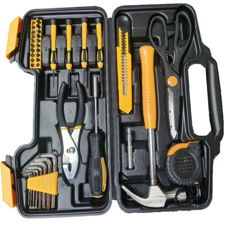 Household Tool Set Hand Tool Kit Set ToolBox With Home Tool Kit Hammer ...