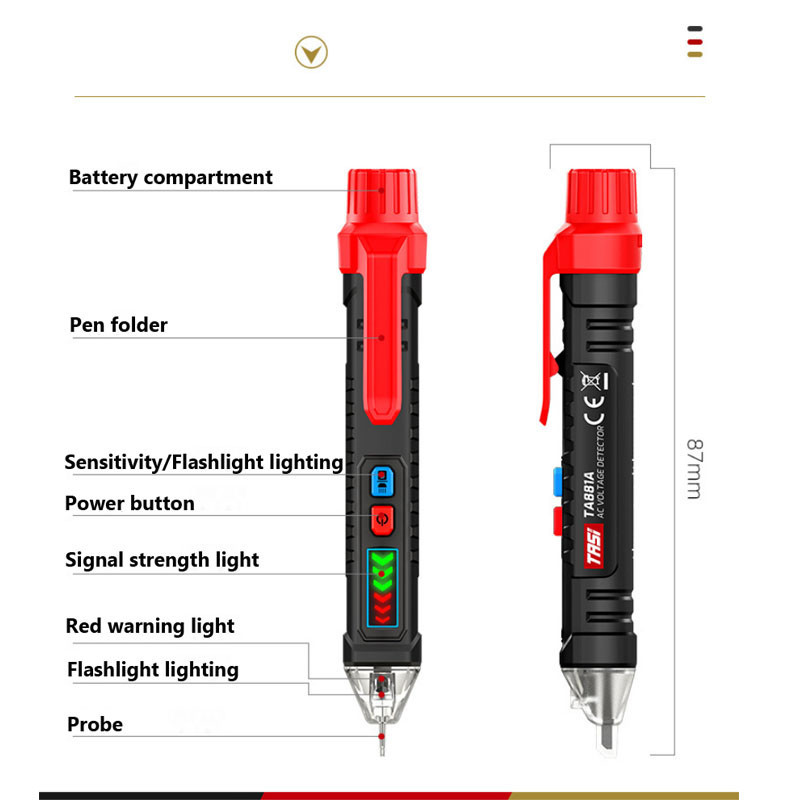 AC voltage detector LED lan tester wiring detector uni t network cable ...
