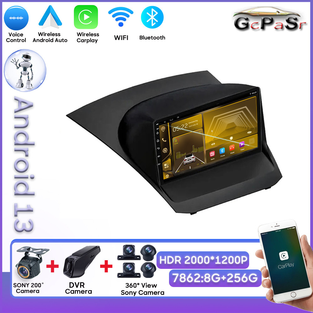 유Android For Ford Fiesta Mk7 2009-2016 Rear Camera GPS Navigation No ...