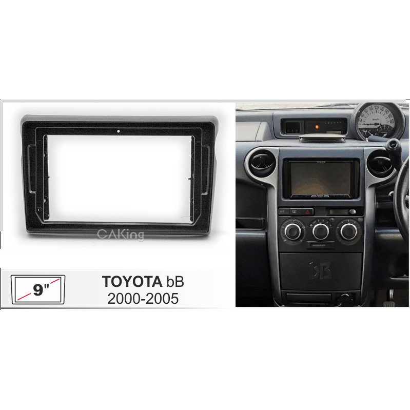 9 inch Car Fascia Radio Panel for TOYOTA bB 2000-2005 Dash Kit Install ...