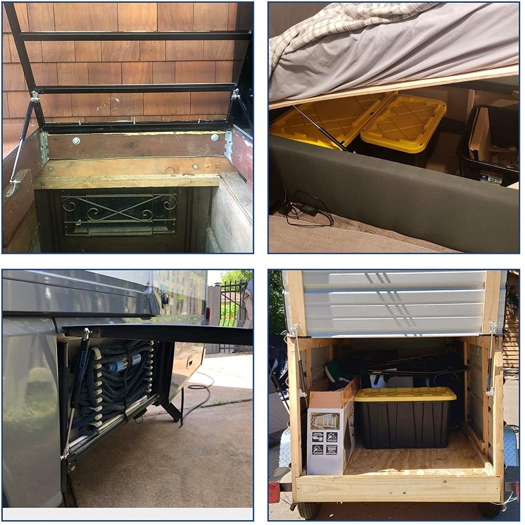 ♦19.7inch/500mm Force 150Lbs/667N Pickup Truck Cap Tool Box Utility Box ...