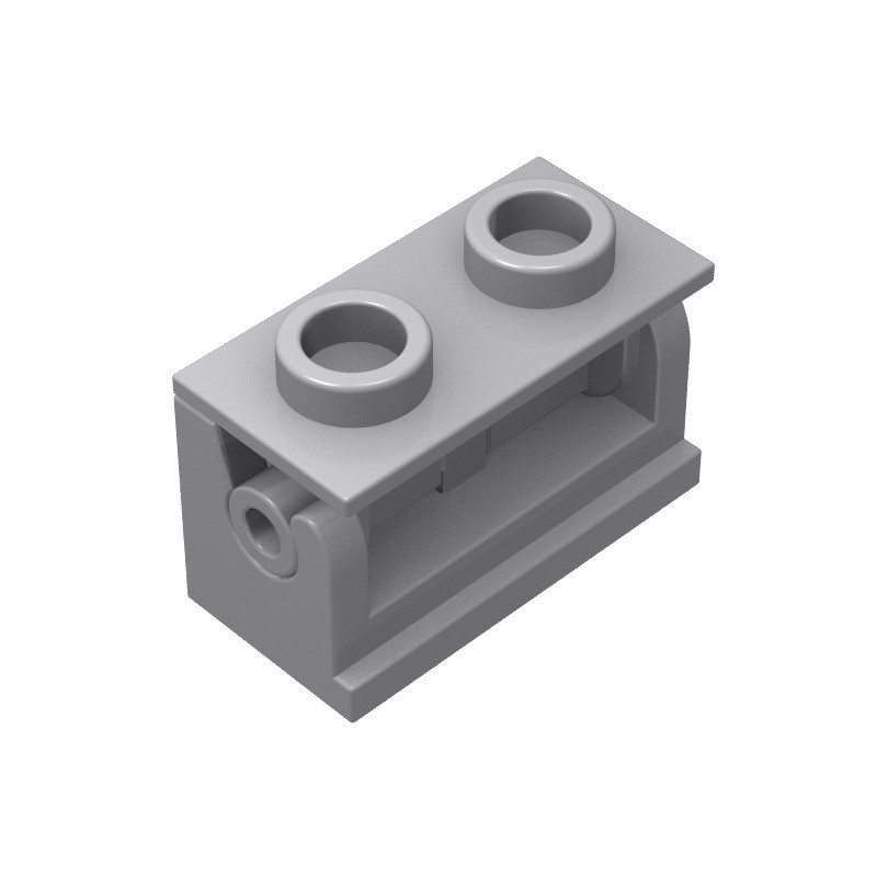 ⓥMoc Hinge Brick 1x2 Base with Top 3937 3938 Sets DIY Classic Creative ...