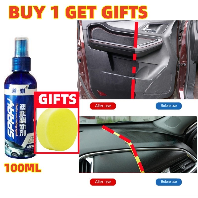 -100ML Car Plastic Restore Coating Agent Car Dashboard Interior Plastic ...