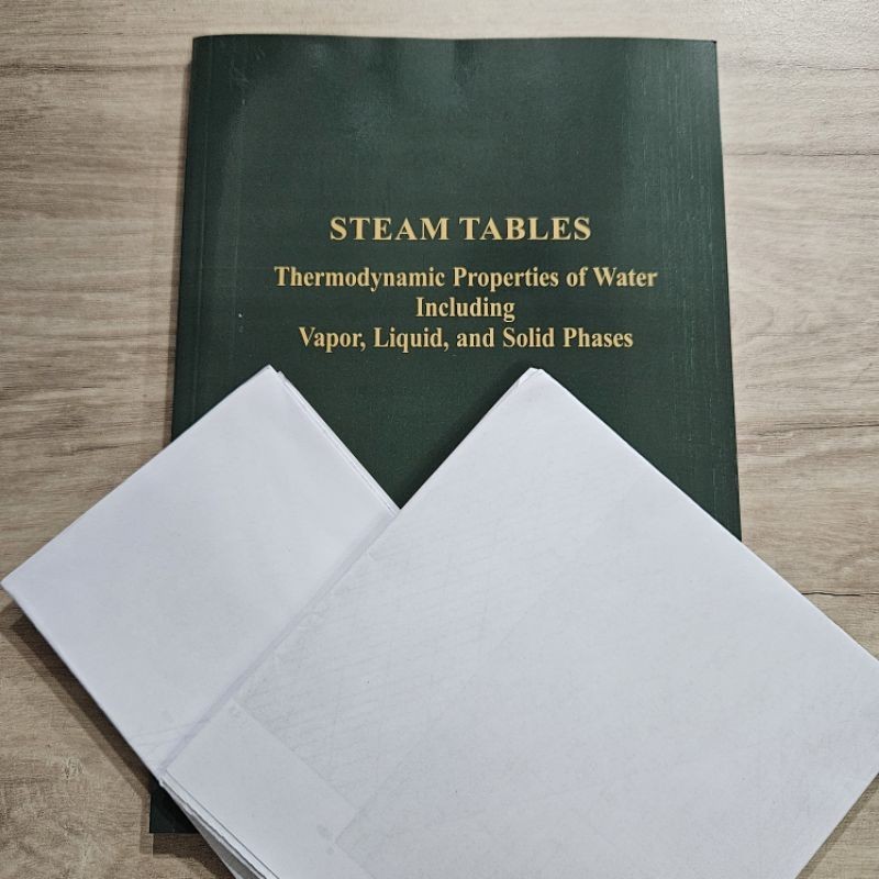 STEAM TABLES thermodynamic properties of water including Vapor,Liquid ...