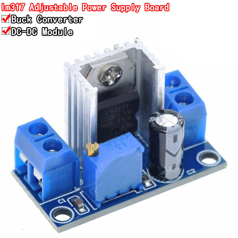 LM317 DC-DC Converter Buck Step Down Circuit Board Module Linear Regulator LM317 Adjustable Vox1 ...