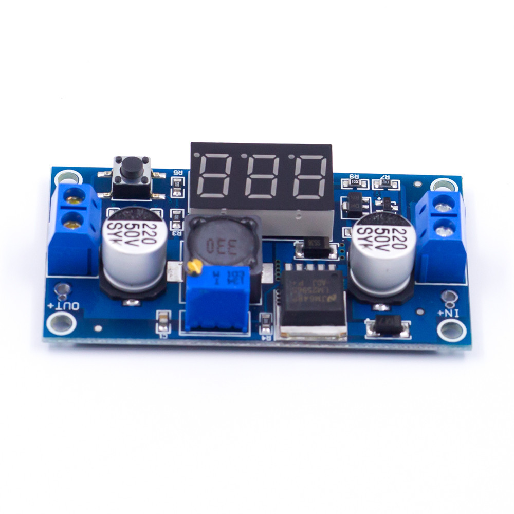 Best LM2596S LED Voltmeter DC-DC Step Down Adjustable Power Supply Module LM2596 With Digital ...