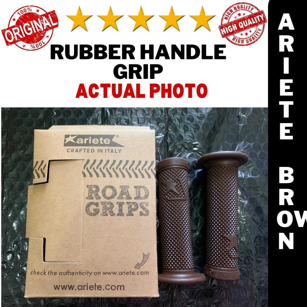 BASTE Original Ariete BROWN Handle grip for Rusi rfi 175 anti- UV ...