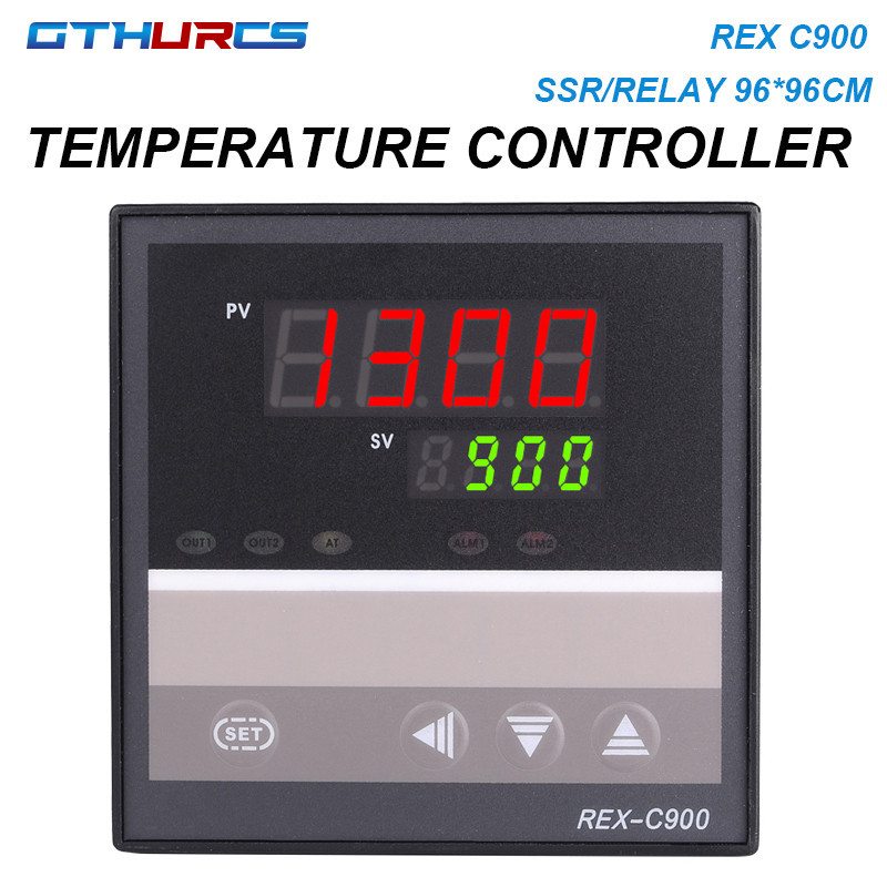웃220V Oven Temperature Controller REX-C900 C900 Thermocouple PT100,K Universal Input Relay OutpX ...