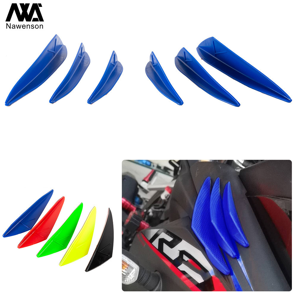 Motorcycle Front Fairing Aerodynamic Winglets Side Spoilers Decorative ...