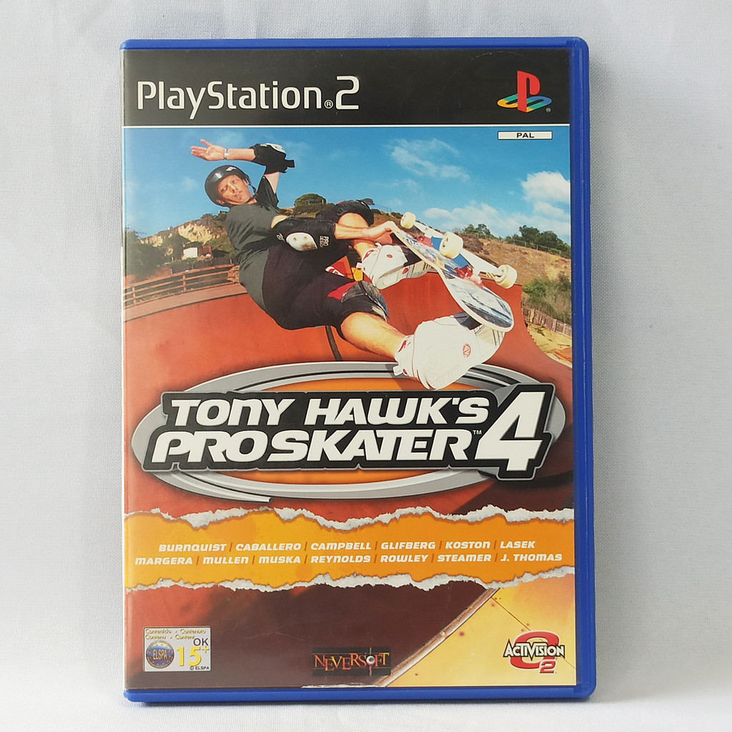Tony Hawk's Pro Skater 4 PS2 PlayStation 2 Video Game - PAL REGION ONLY ...