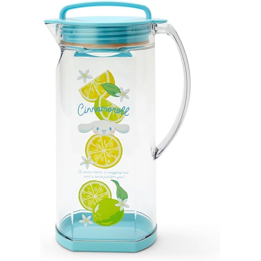 Sanrio 115762 Cold Water Pitcher, Colorful Fruit, Cinnamoroll ...