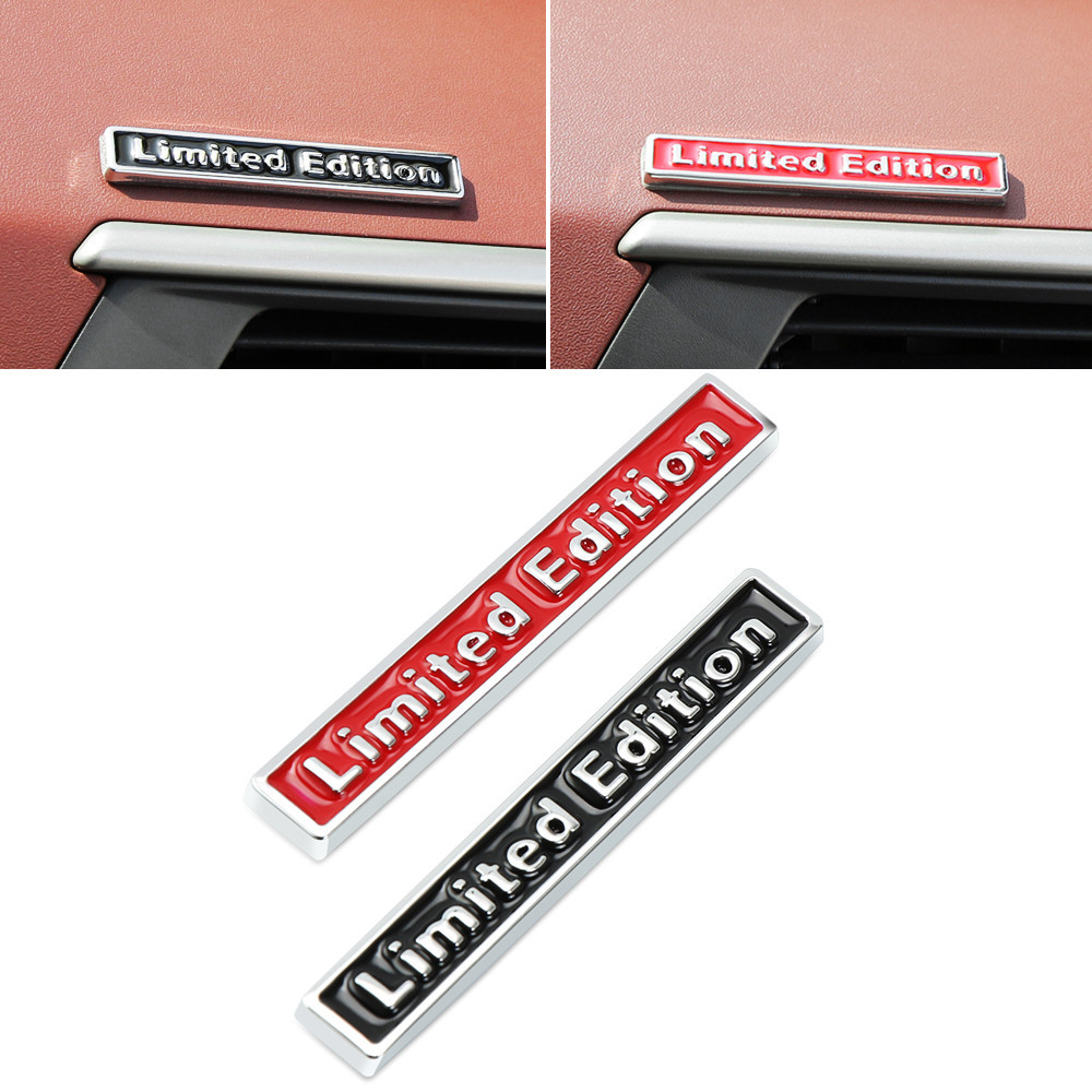 ☑Black/red 3D Limited Edition Car Sticker for peugeot ford focus golf ...