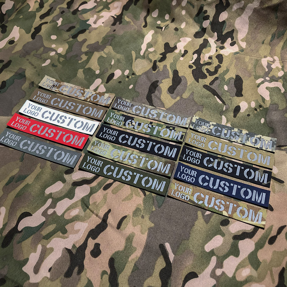 ♥IR IFF Infrared Reflection Your Logo Patch Custom Laser Cutting Name ...