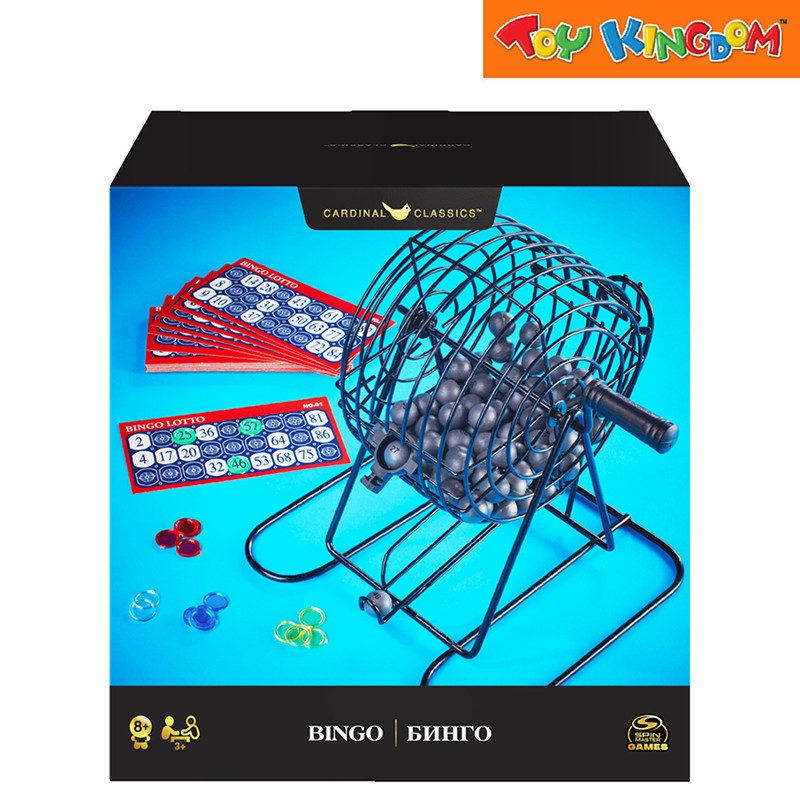 Spin Master Games Cardinal Classics Deluxe Bingo Cage Playset | Shopee ...