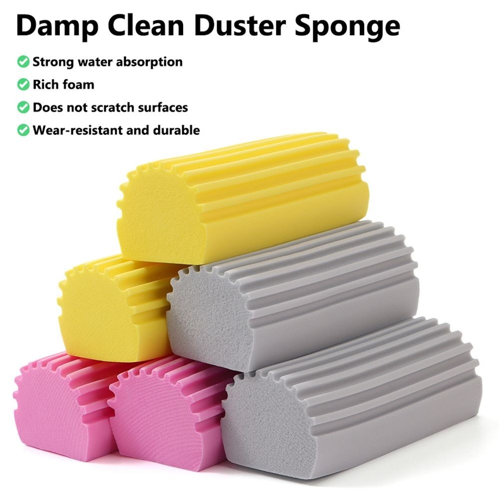 ۞U Shaped Magical Dust Cleaning Sponges Damp Clean Duster Sponge ...