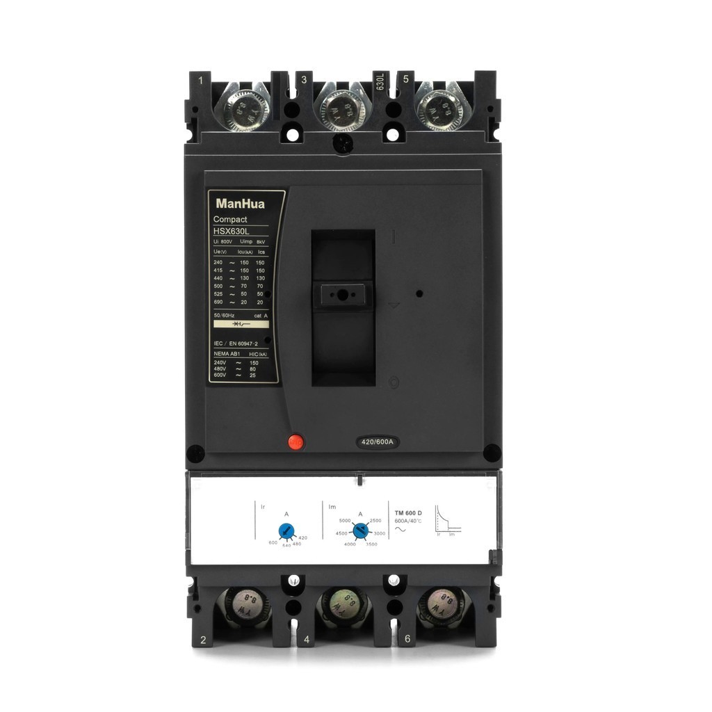 Breaking Capacity 150kA 100A 250A 600A 3P 4P Triple Pole TMD MCCB ...